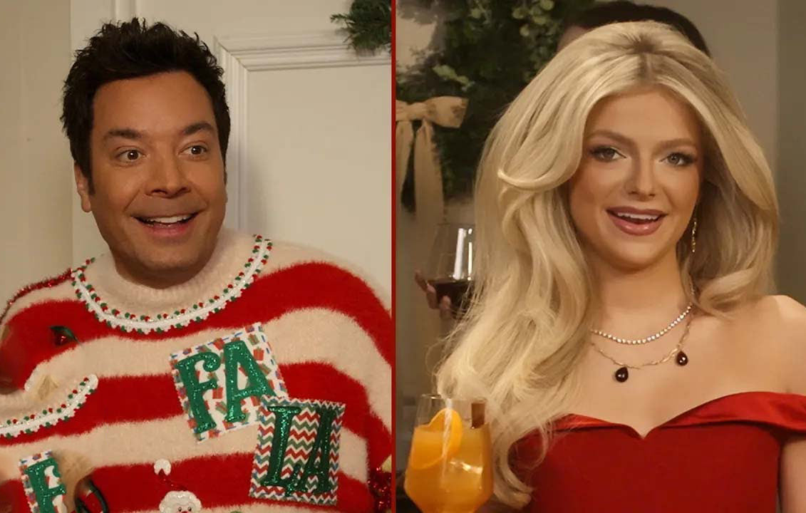 Jimmy Fallon Debuts Twangy Christmas Song 'Ugly Sweater' Featuring Car ...