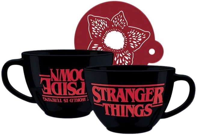 Stranger Things The World Is Turning Upside Down Cappuccino Mug And St ...